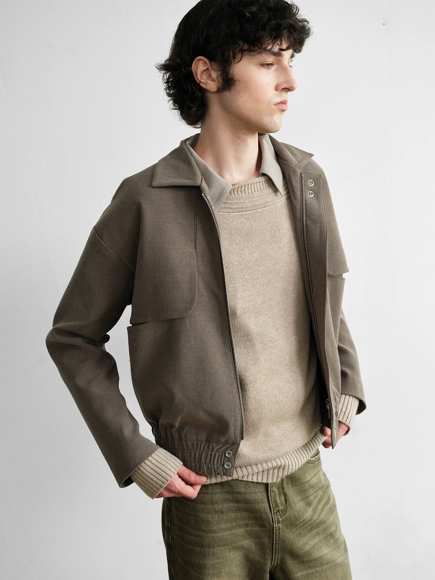 "Rowan" Short Harrington Jacket – Jun S